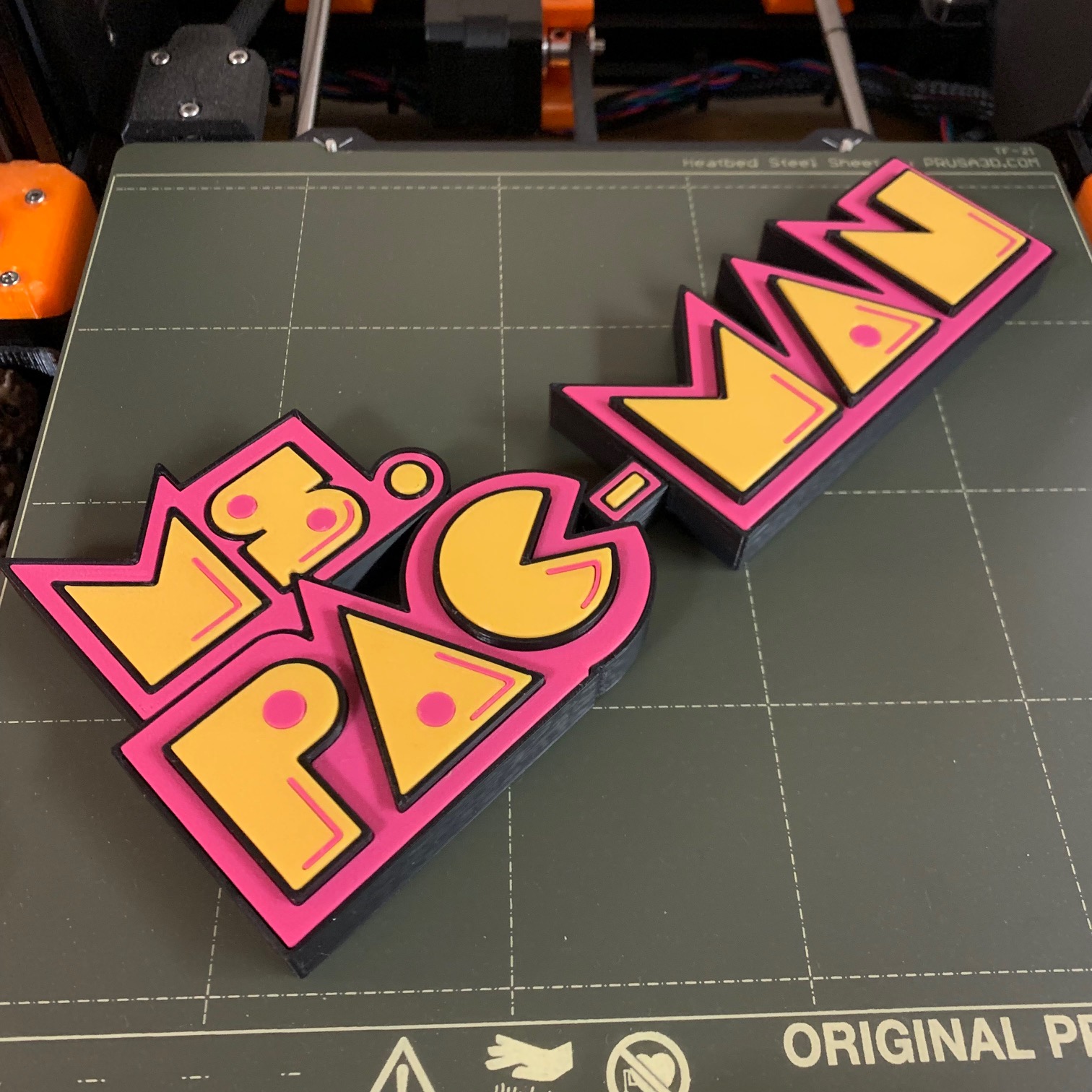 Ms. Pac-Man 3D Logo by TperroneDesign | Printables Store