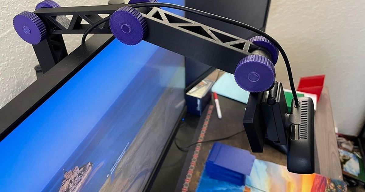 VESA webcam arm for tabletop games por Bionicben | Descargar modelo STL ...