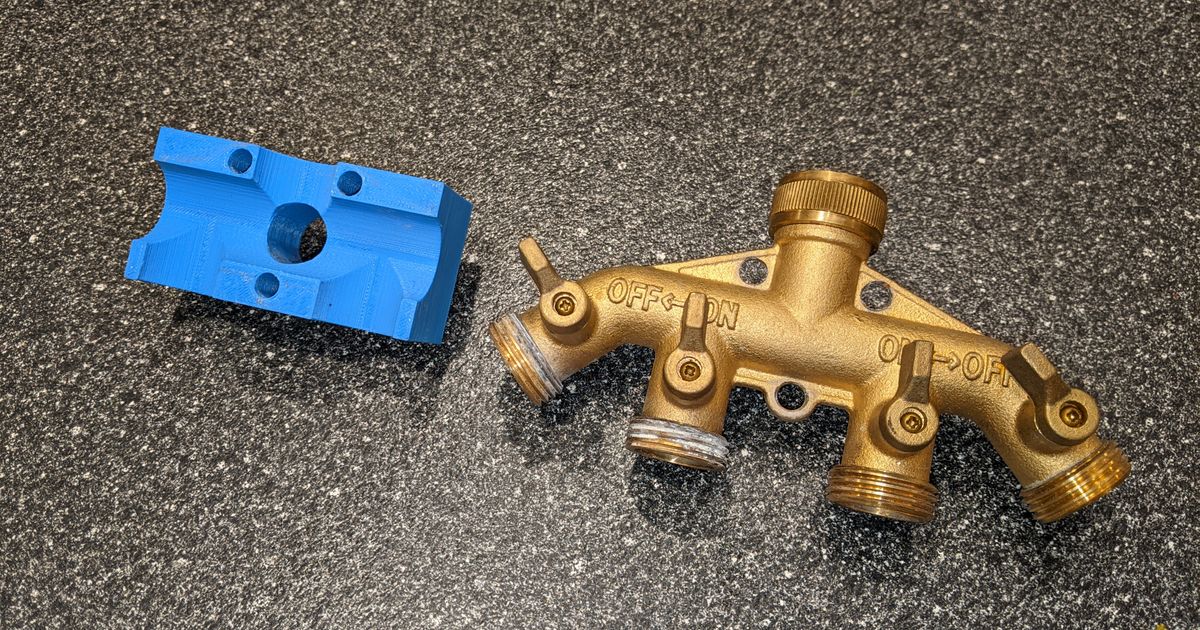 Bracket for Splitter Hose Manifold by Vincent | Download free STL model ...