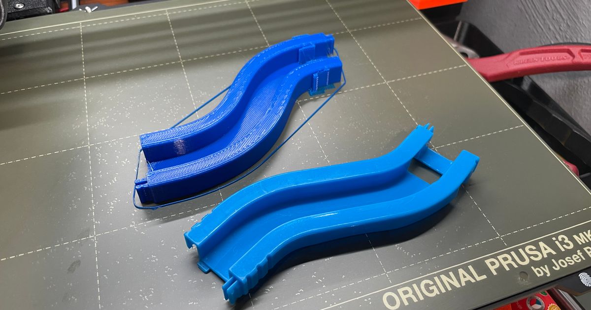 Marble Run Track - Curve by austinb6 | Download free STL model ...