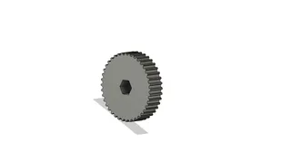 39 Tooth Pulley by Equilibrium | Download free STL model | Printables.com