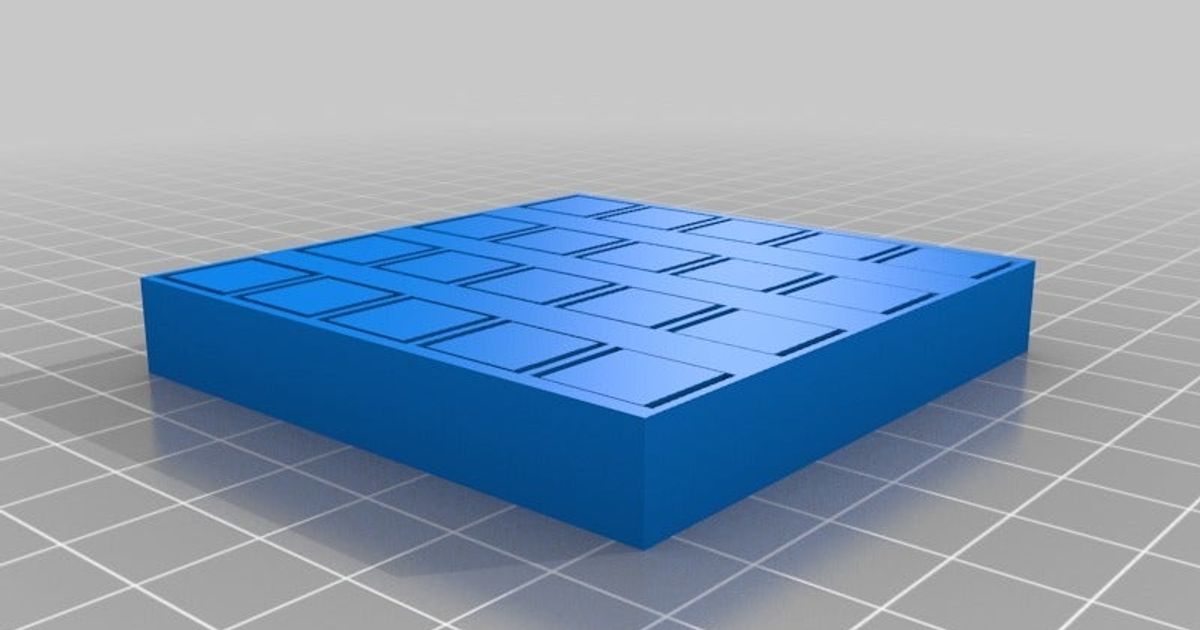 Printer tests for deltas by peridot | Download free STL model ...