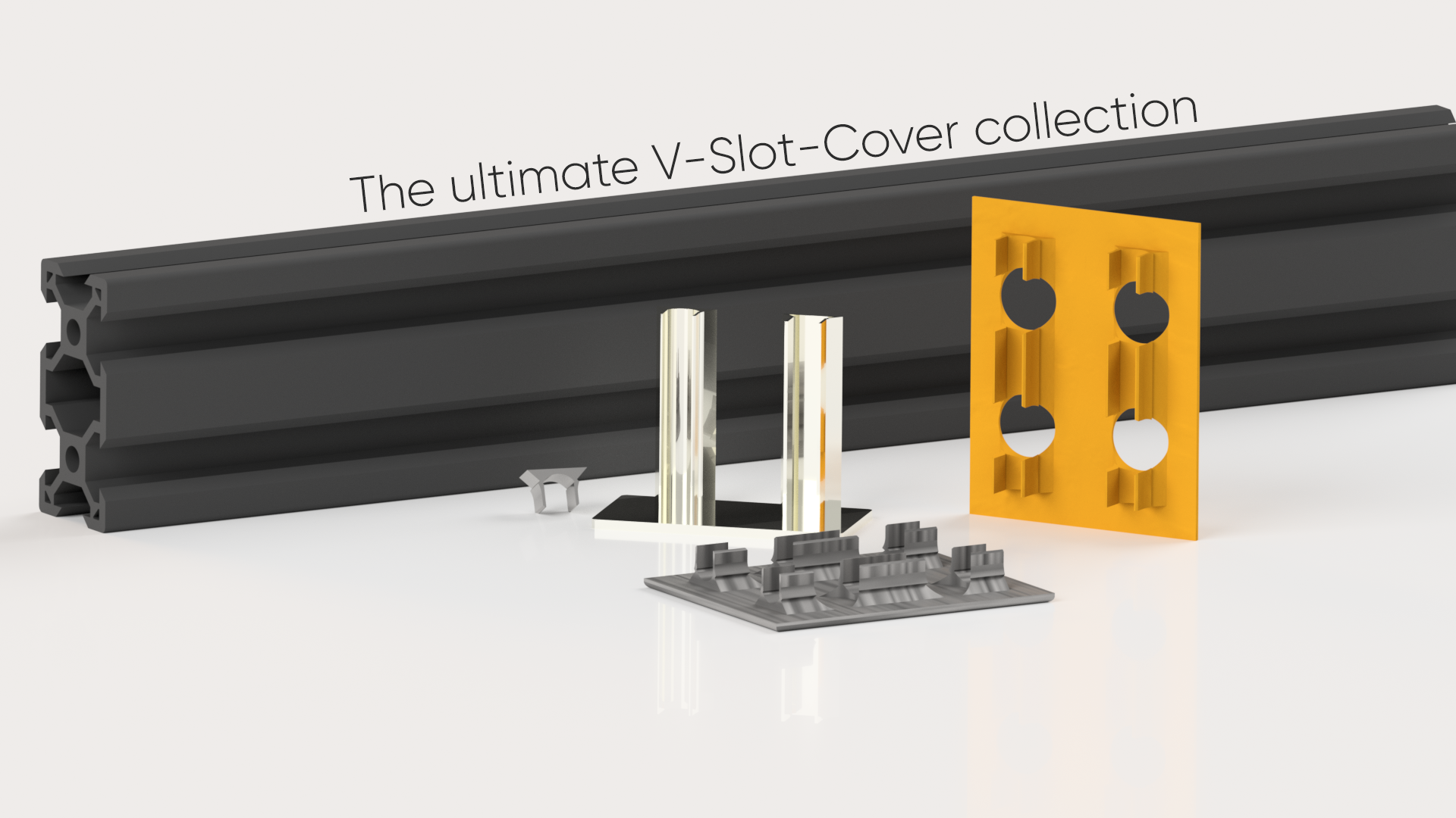 Ultimate V-Slot Cover Collection (Alu Profile Cover) 10-300mm by Freddy ...