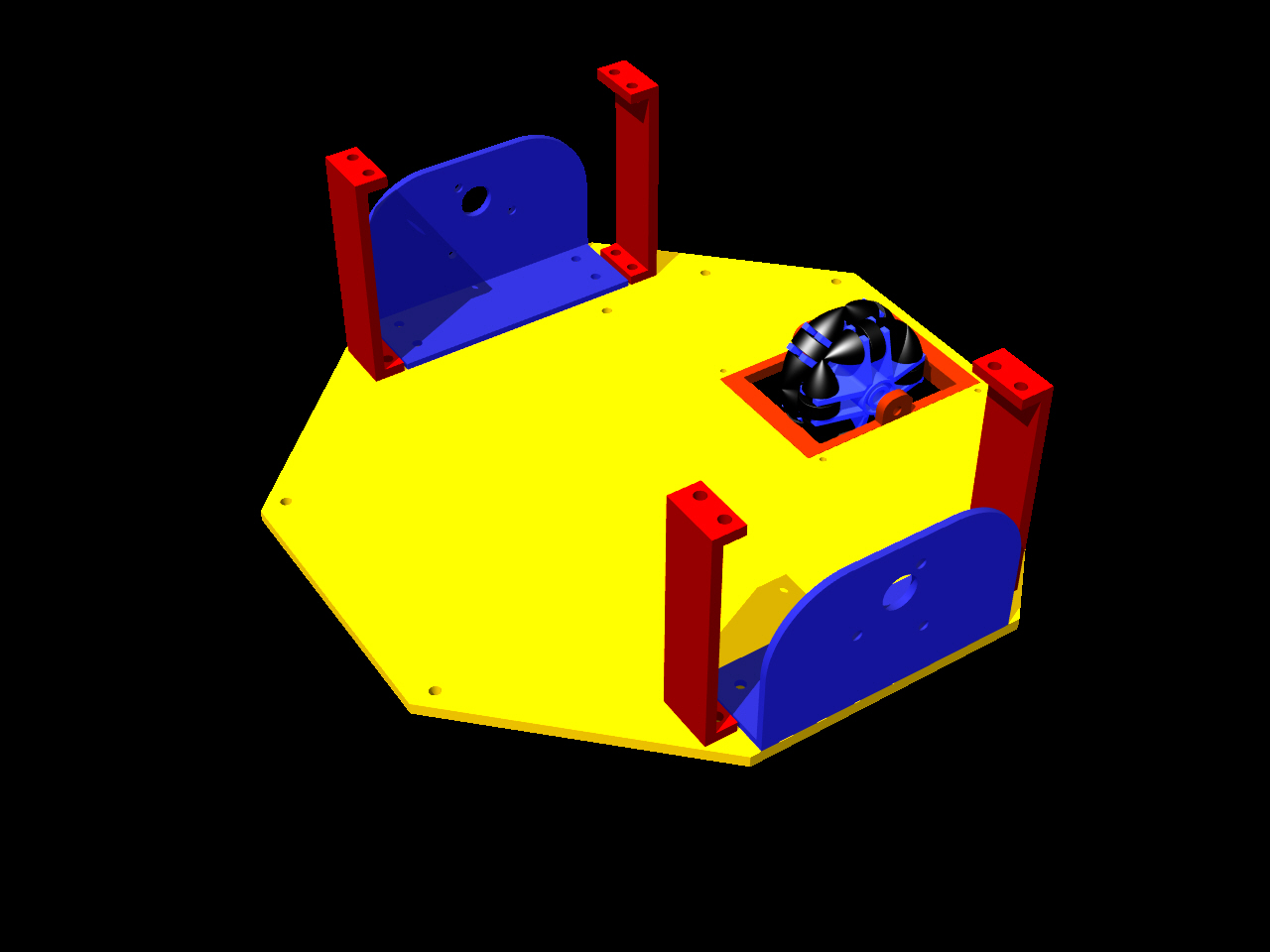 Robot chassis by xwing | Download free STL model | Printables.com