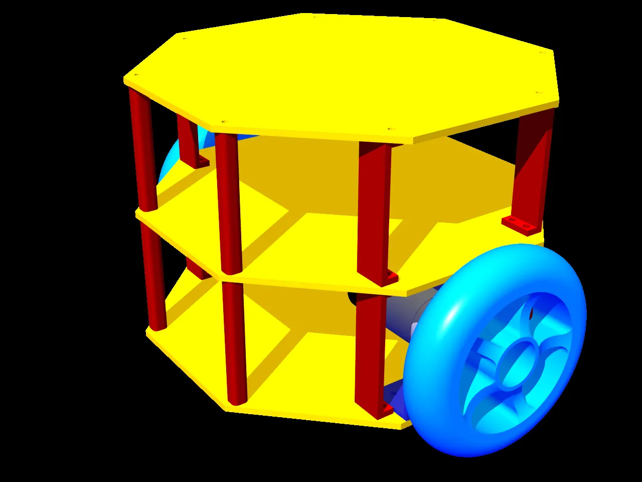 Robot chassis by xwing | Download free STL model | Printables.com