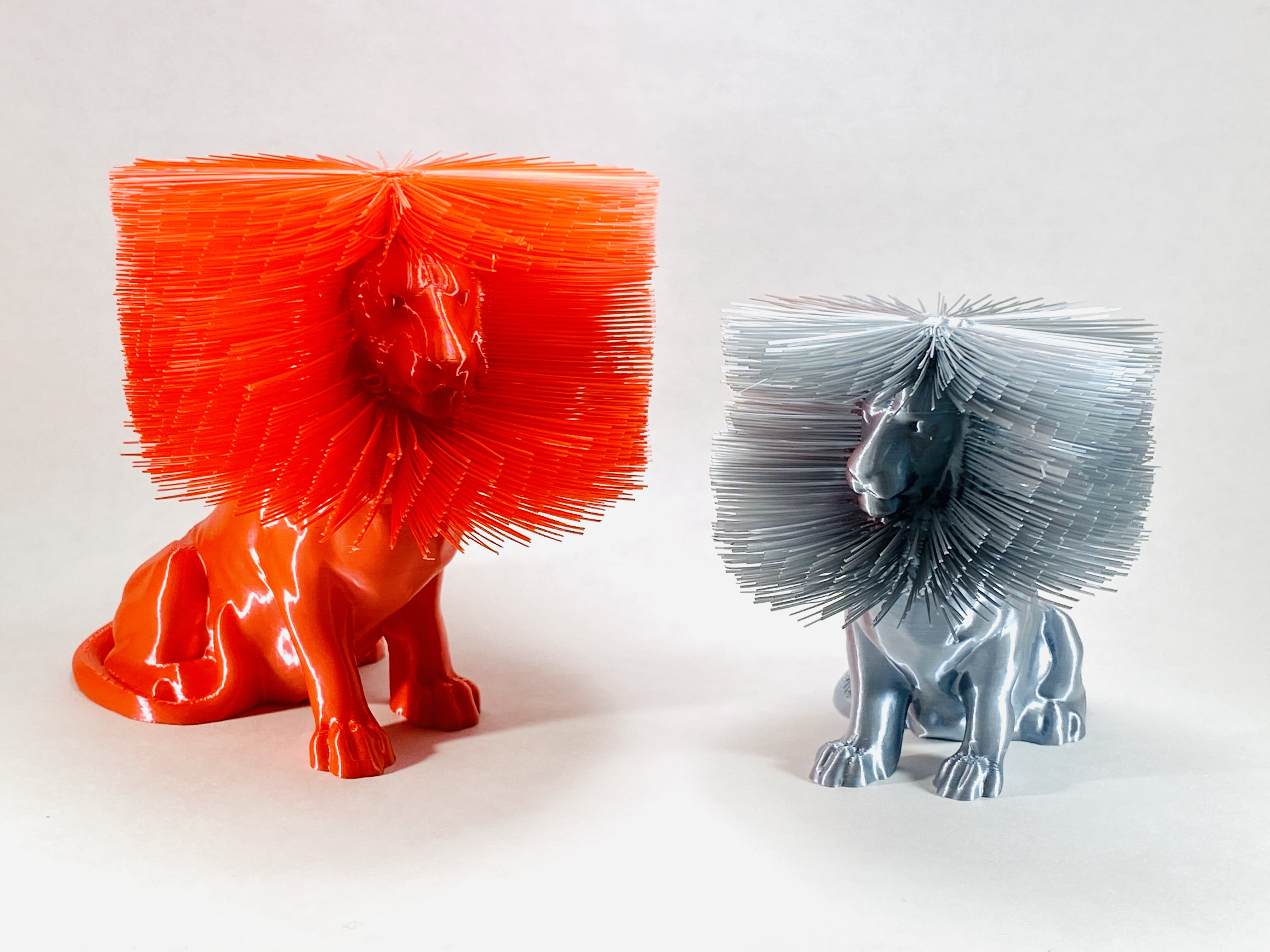 The Hairy Lion by R3D | Download free STL model | Printables.com