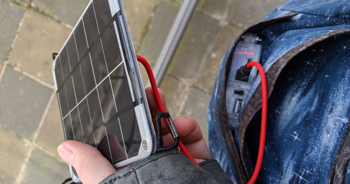 Solar battery charger case by peridot | Download free STL model ...