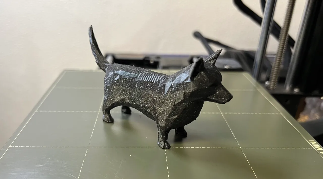 Corgi Low Poly version by Rick Peters | Download free STL model ...