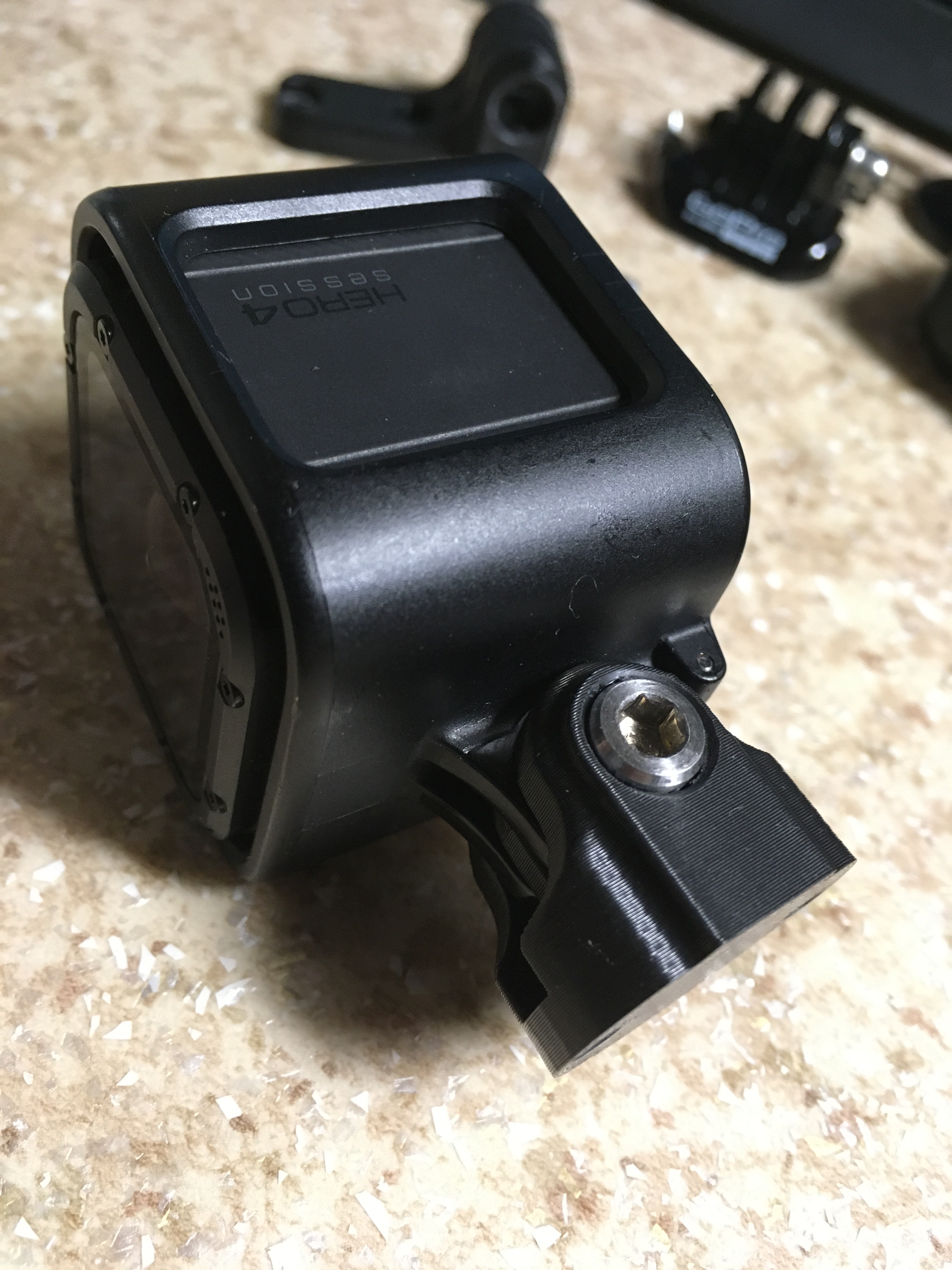 Garmin GoPro camera mount dzino by Džino | Download free STL model ...