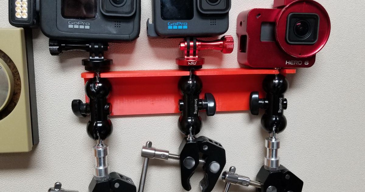 Multi SmallRig GoPro Holder Hanger by jack_hmr | Download free STL ...