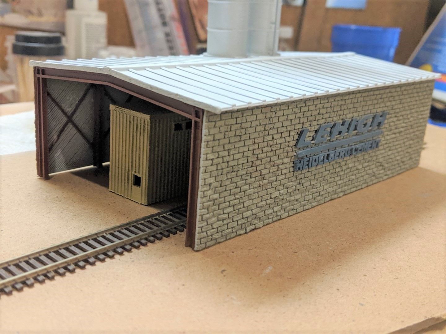 Cement Facility - N scale building kit by pbechard | Download free STL ...