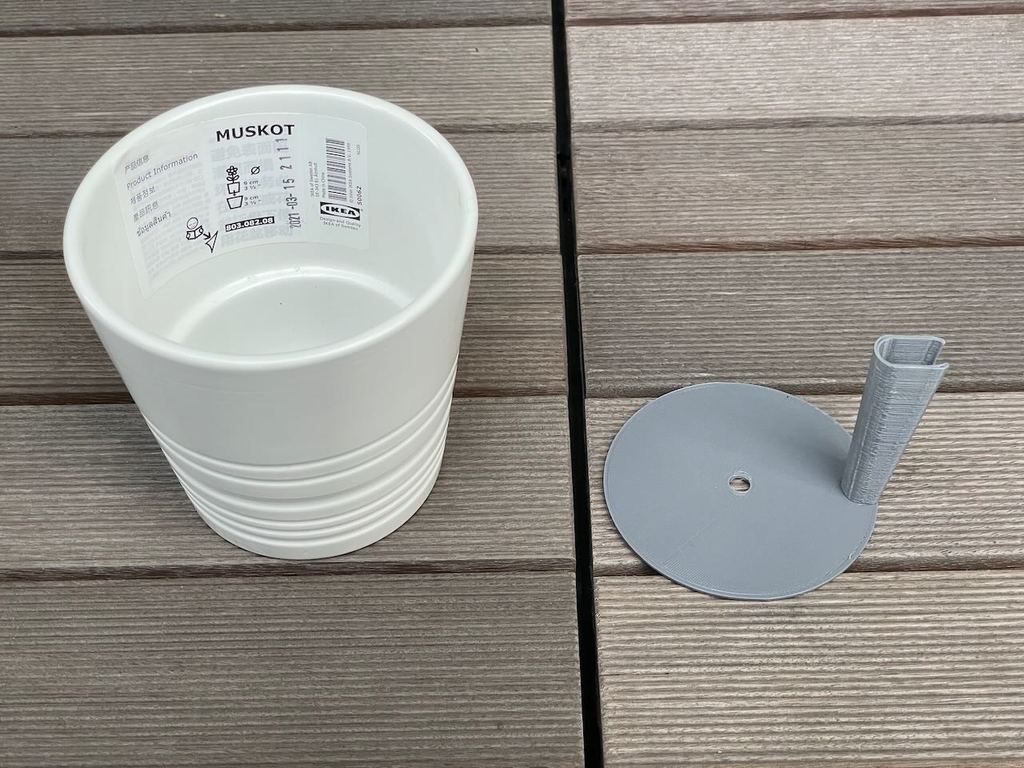 IKEA Muskot Water Supply Planter by poswald | Download free STL model ...