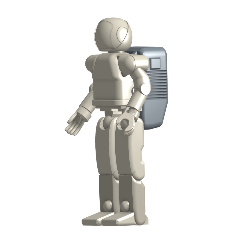 Asimo Robot Print-in-place by Thorin Oakenshield | Download free STL ...