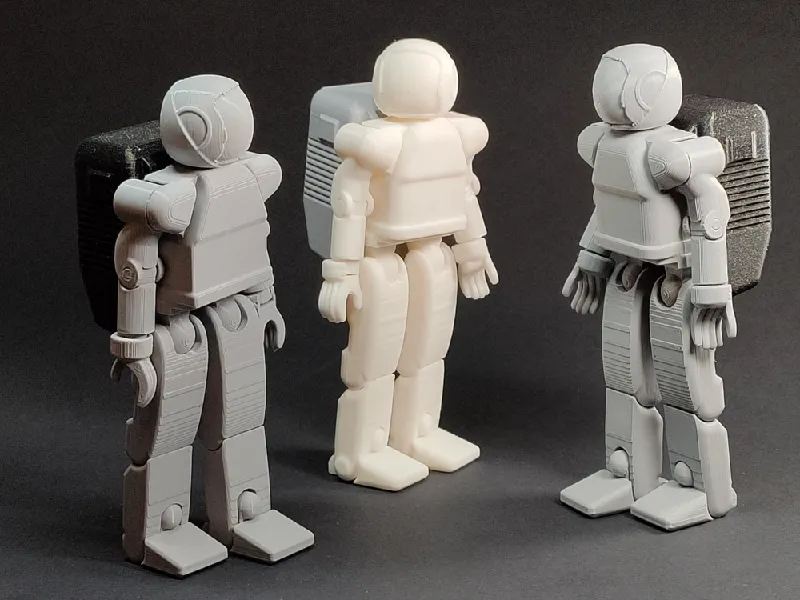 Asimo Robot Print-in-place by Thorin Oakenshield | Download free STL ...