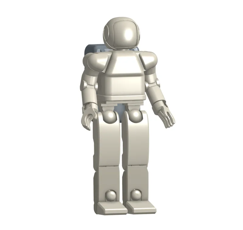 Asimo Robot Print-in-place by Thorin Oakenshield | Download free STL ...