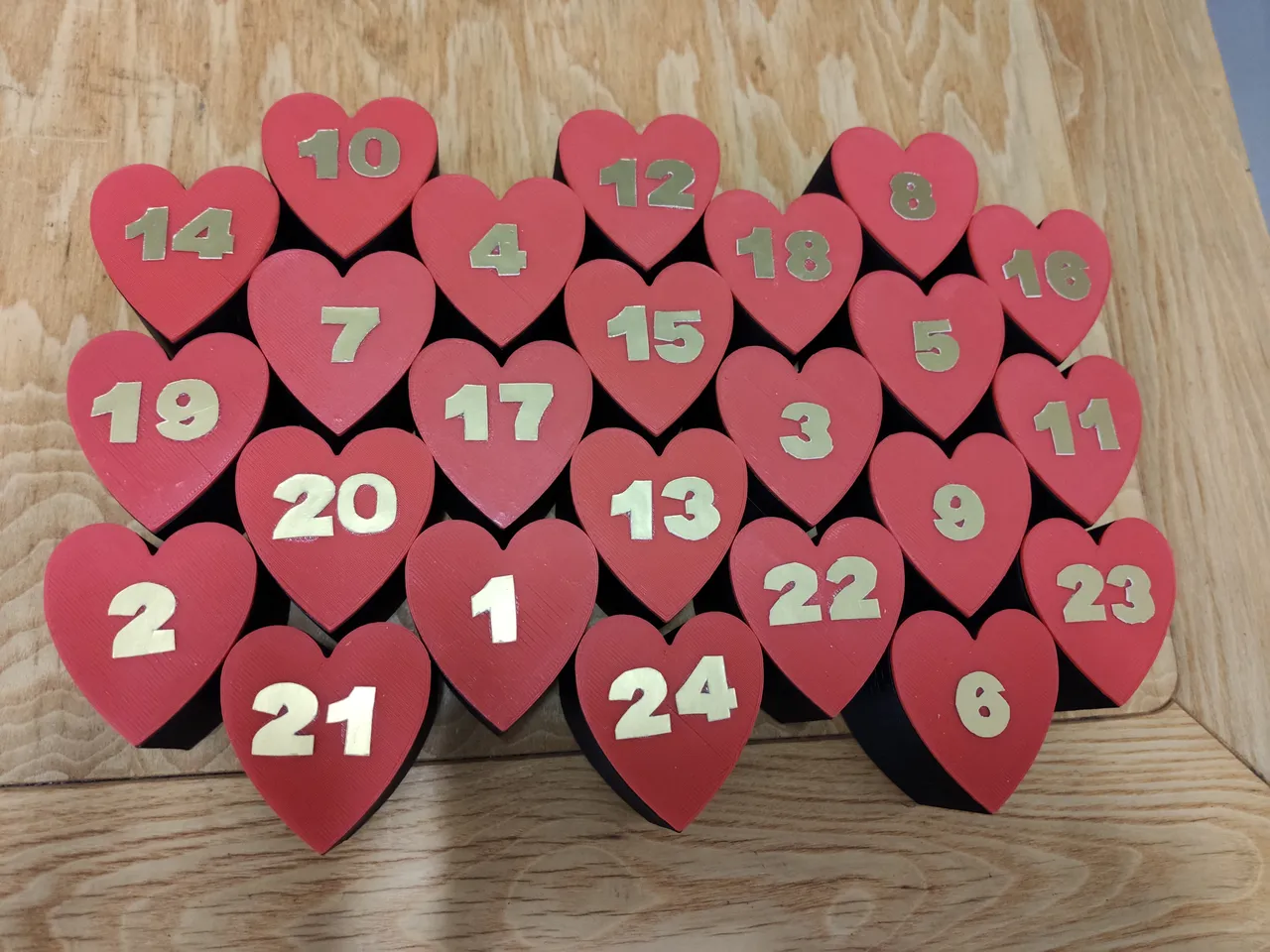 Heart Advent Calendar by Patrick | Download free STL model | Printables.com