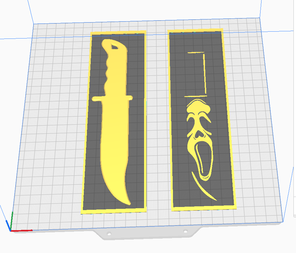 Scream Bookmark | Haloween Decor for Single-color Printer by Jan K ...