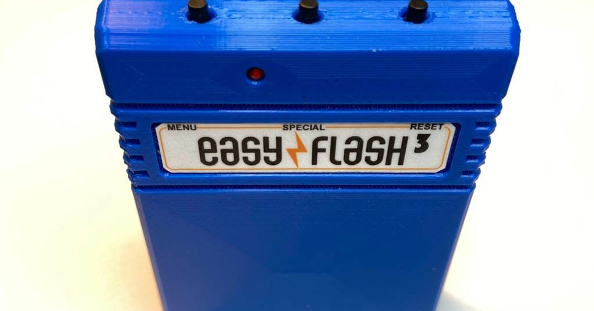 EasyFlash3 Cartridge Case by Bigby | Download free STL model ...