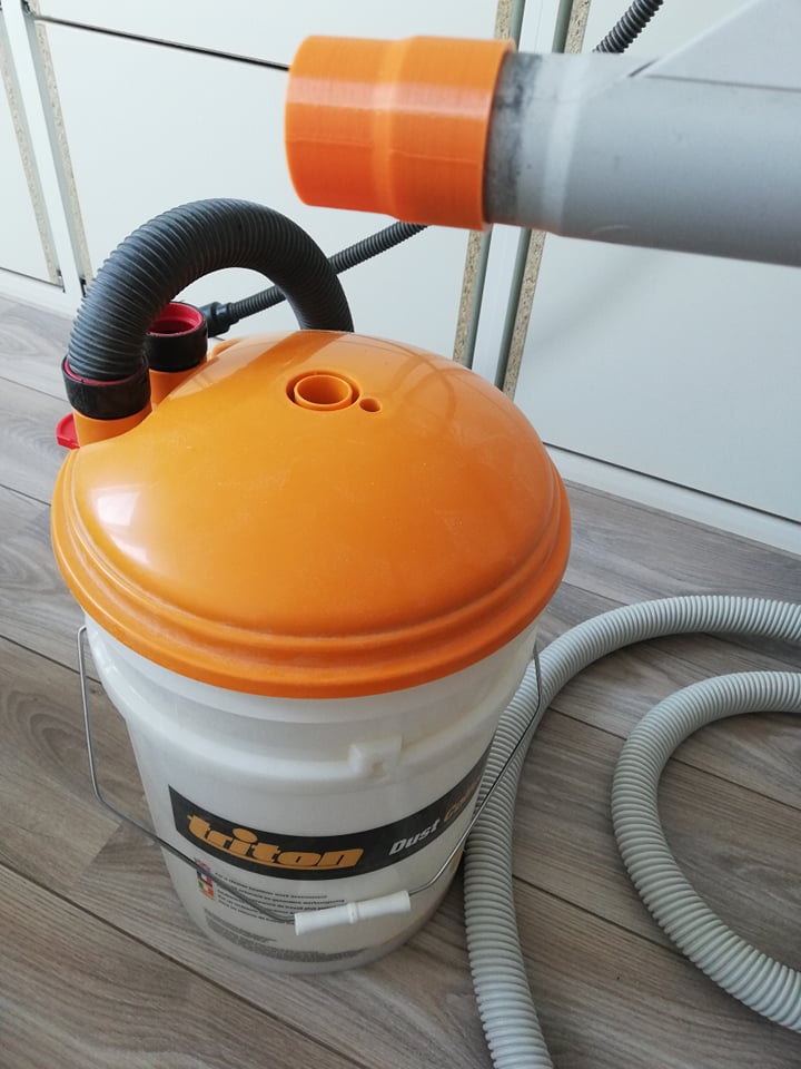 Reduction between husky duovac central house dust collector hose and ...