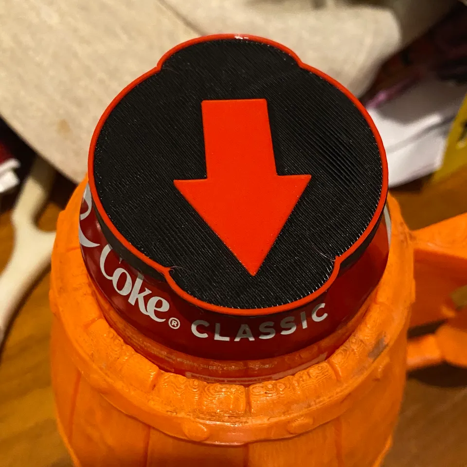 Drink can topper with an arrow by markharris1989 | Download free STL ...