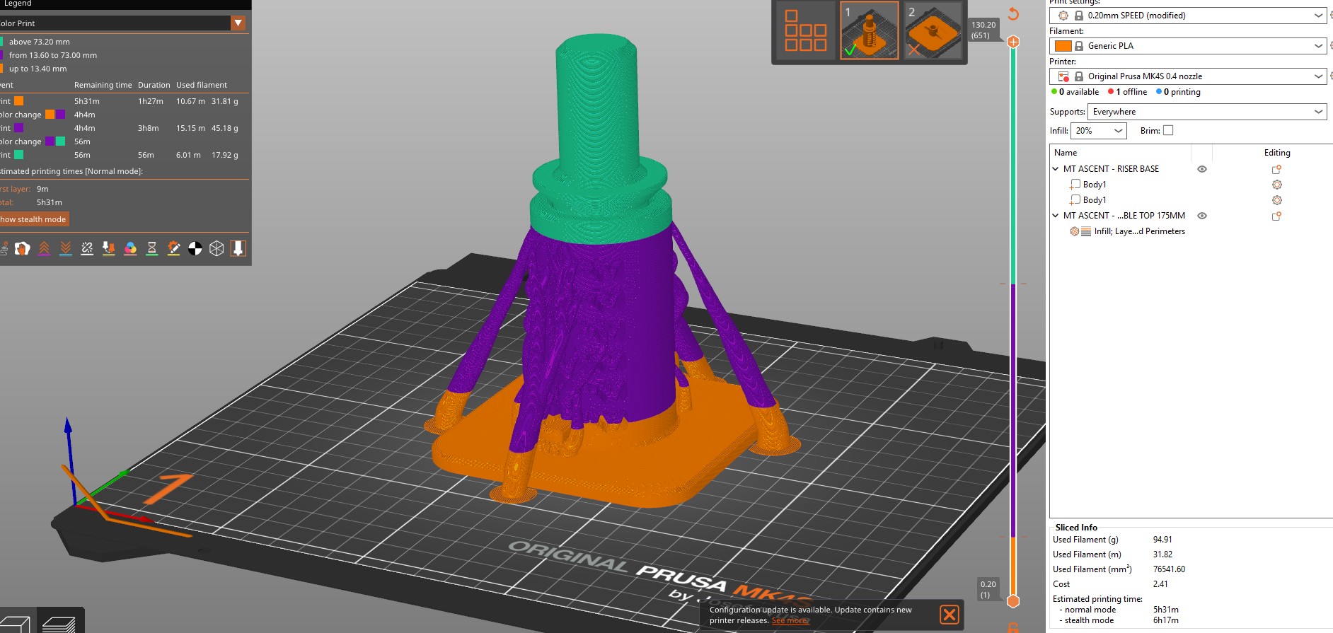 MT ASCENT - Model Turner Rotating Table with adjustable height by Peter ...