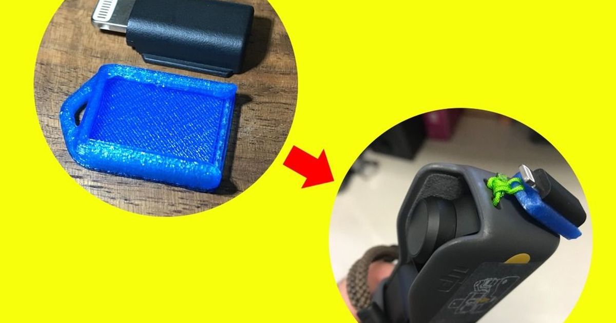 DJI Osmo Pocket Smartphone Adapter Holder by zAgT | Download free STL ...