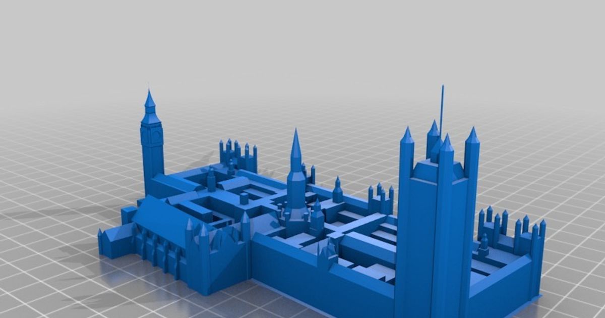 Houses of Parliament by Oryhara | Download free STL model | Printables.com