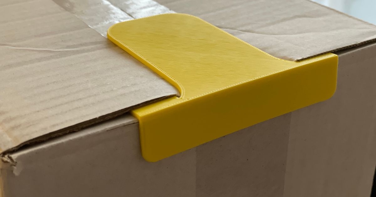 Removable closure for used boxes by Burkhard | Download free STL model ...