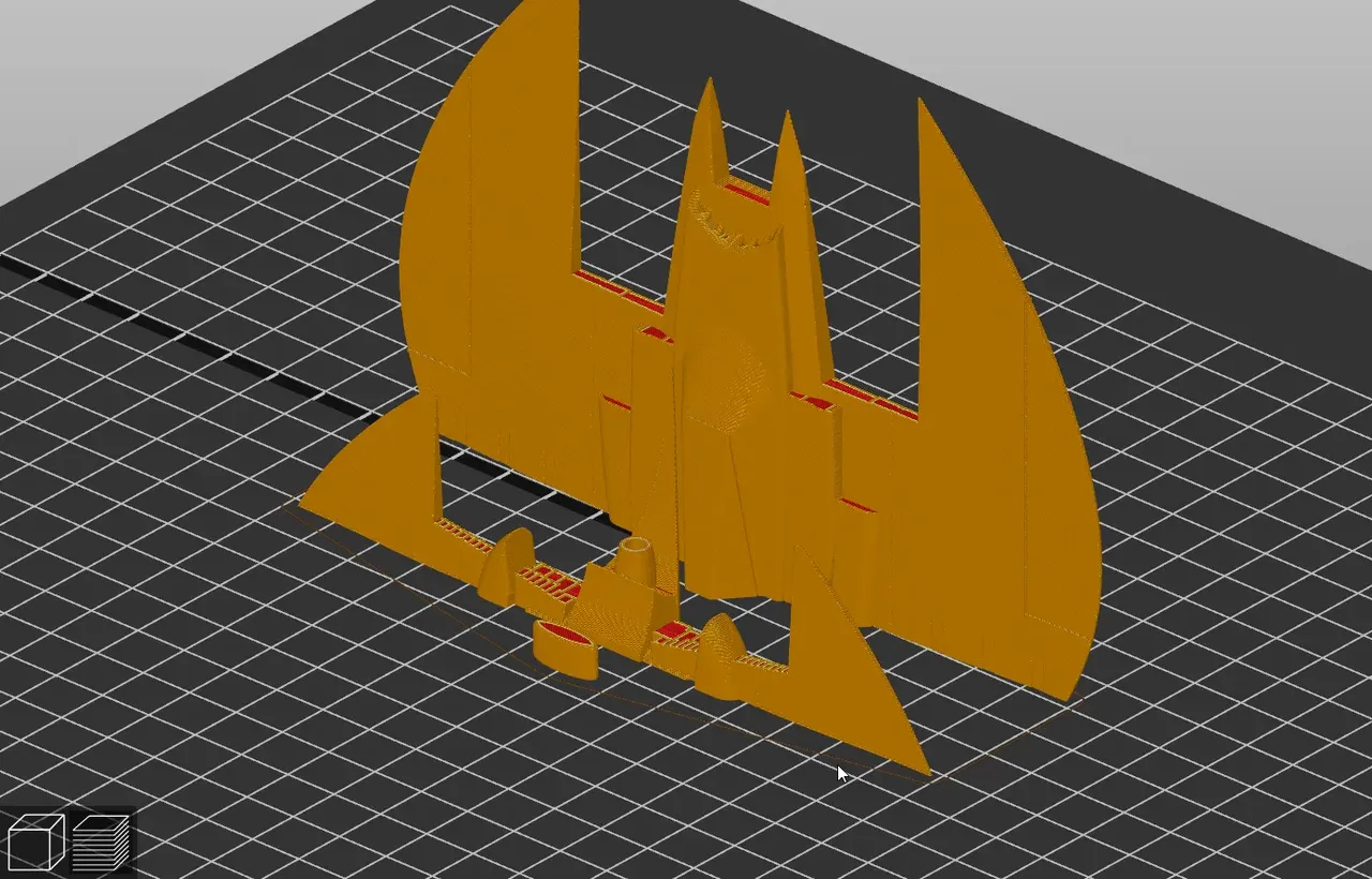 Batman Animated Series Batwing by Dsk001 | Download free STL model ...