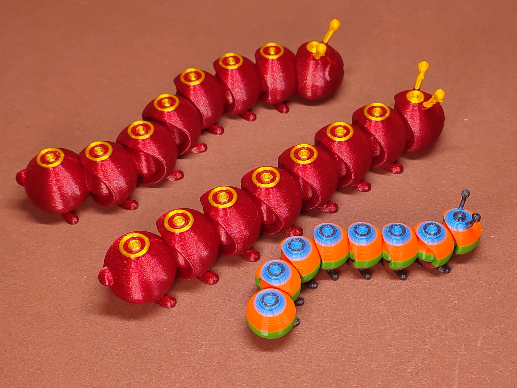 Cute articulated caterpillar by Thorin Oakenshield | Download free STL ...
