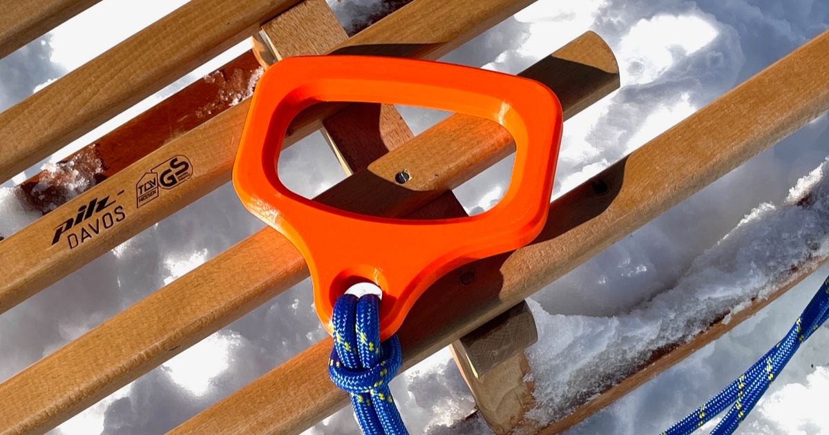 Slightly bigger Sled Handle / Etwas grösserer Schlittengriff by ...