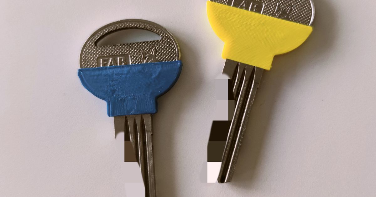 Color Code Key Tags for FAB 3000HD/3000 by tomasmcz | Download free STL ...