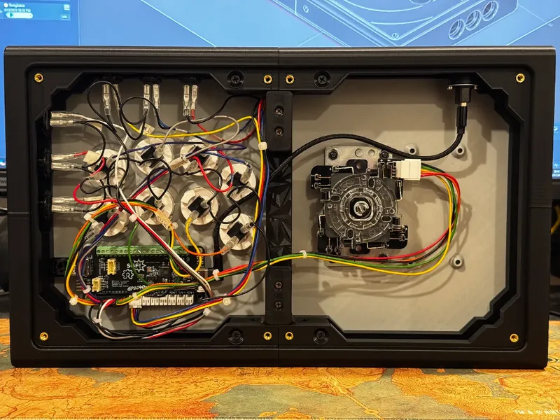 CHAMELEON v2 - Modular Arcade Stick by RAF | Download free STL model ...