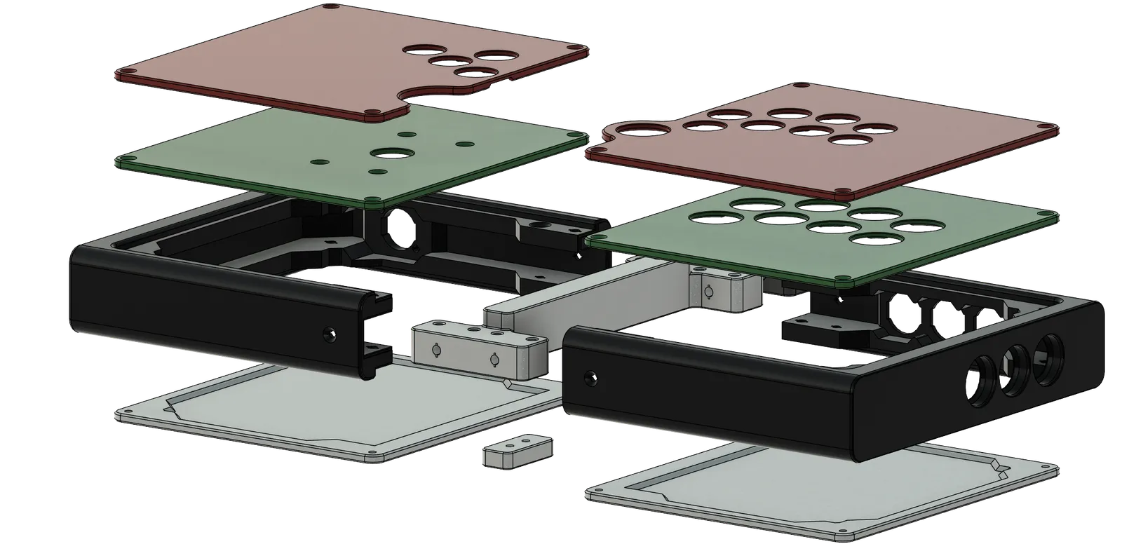CHAMELEON v2 - Modular Arcade Stick by RAF | Download free STL model ...