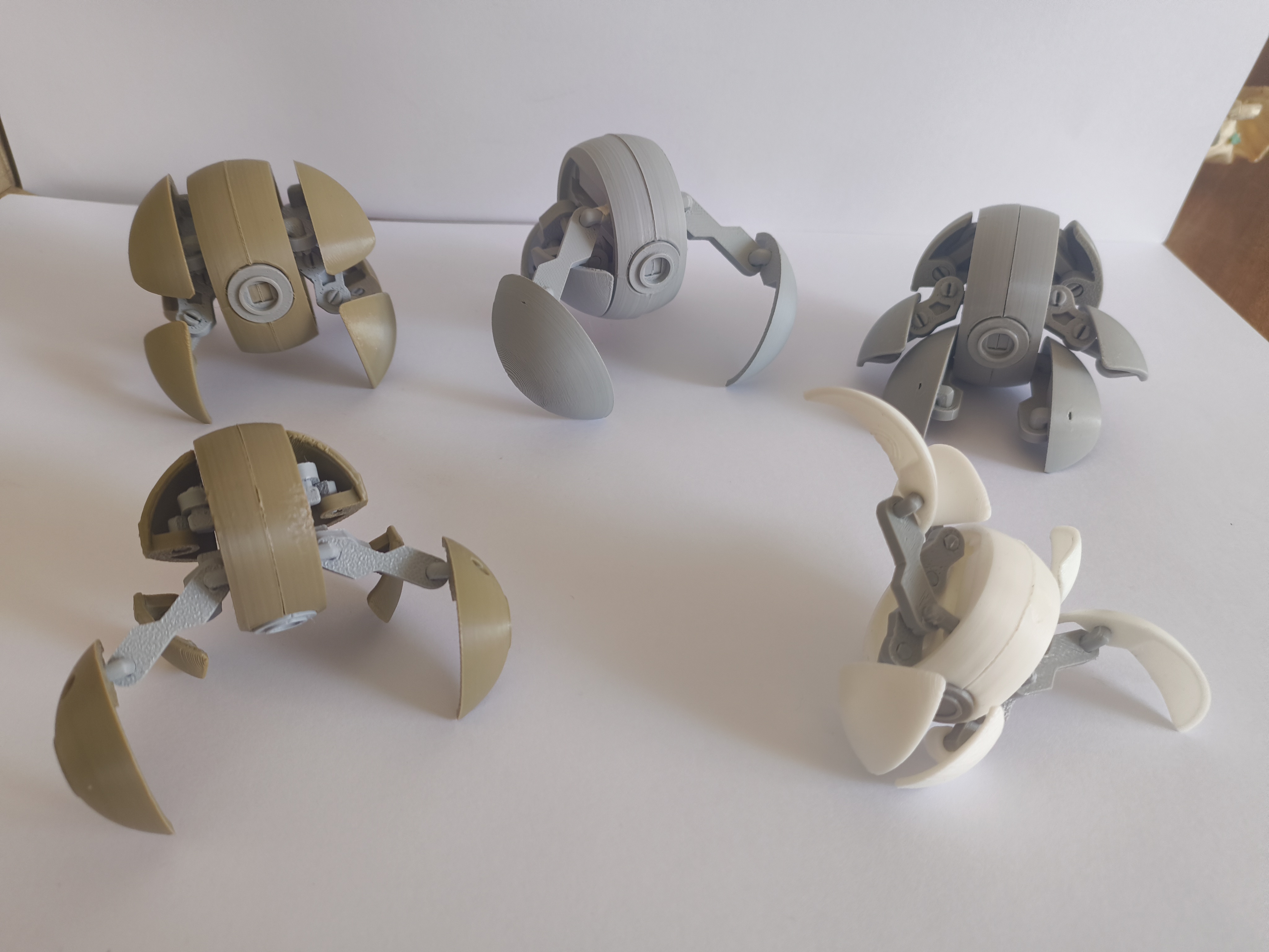 Orbot V1- Transforming Sphere by Bouncing Gears | Download free STL ...