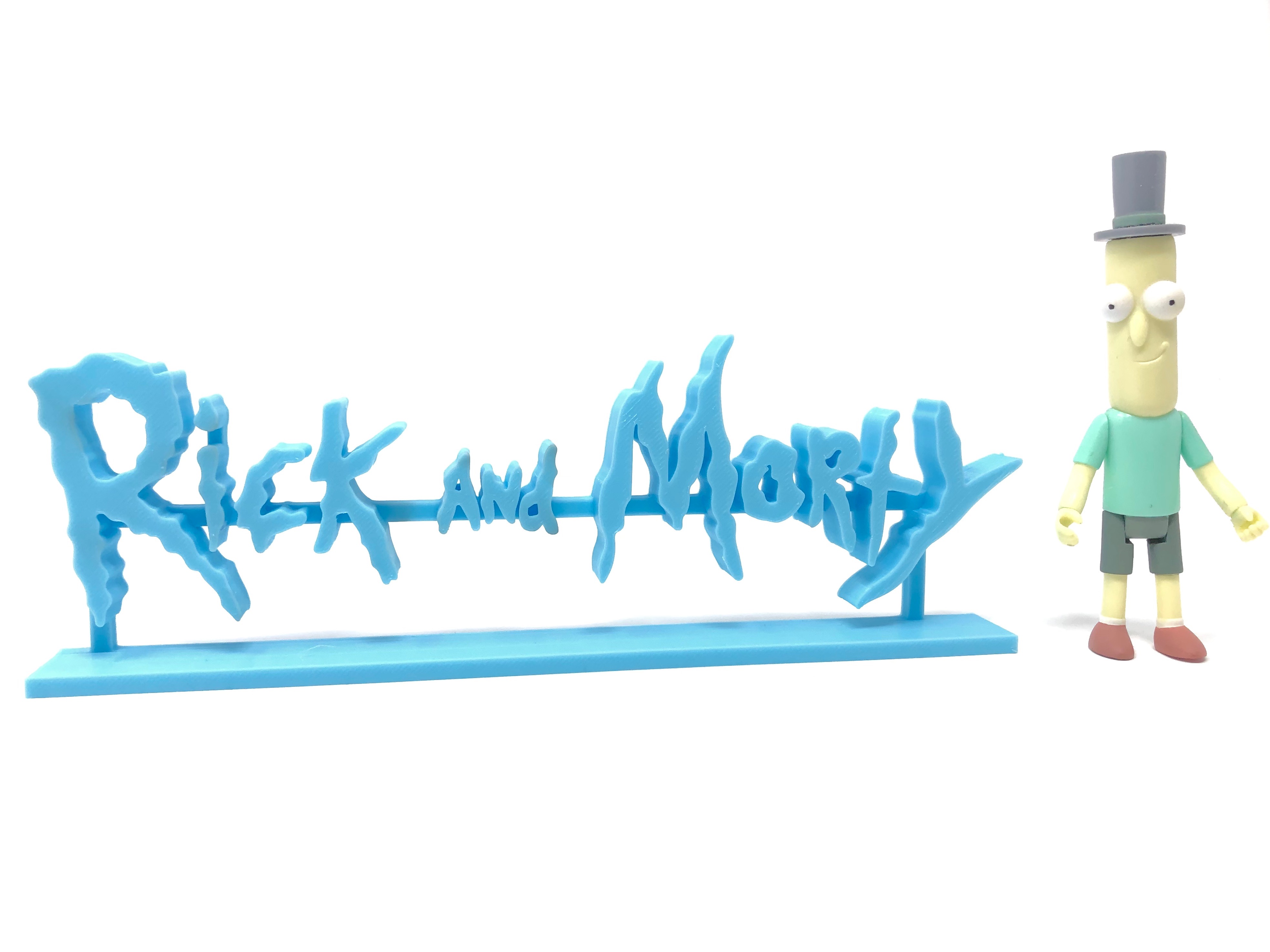 Rick and Morty Logo by Sixteenbit | Download free STL model ...