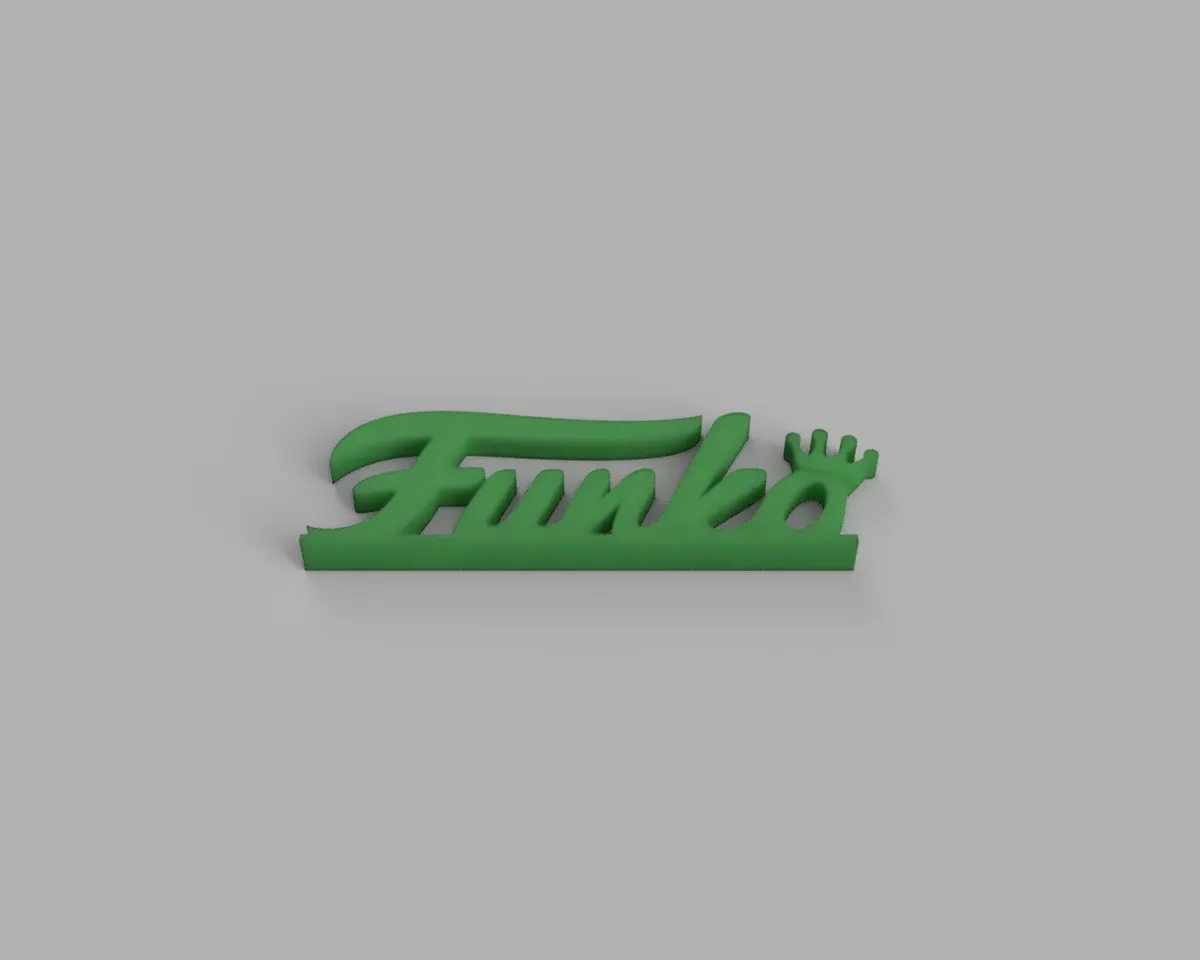 Funko Logo by Sixteenbit | Download free STL model | Printables.com
