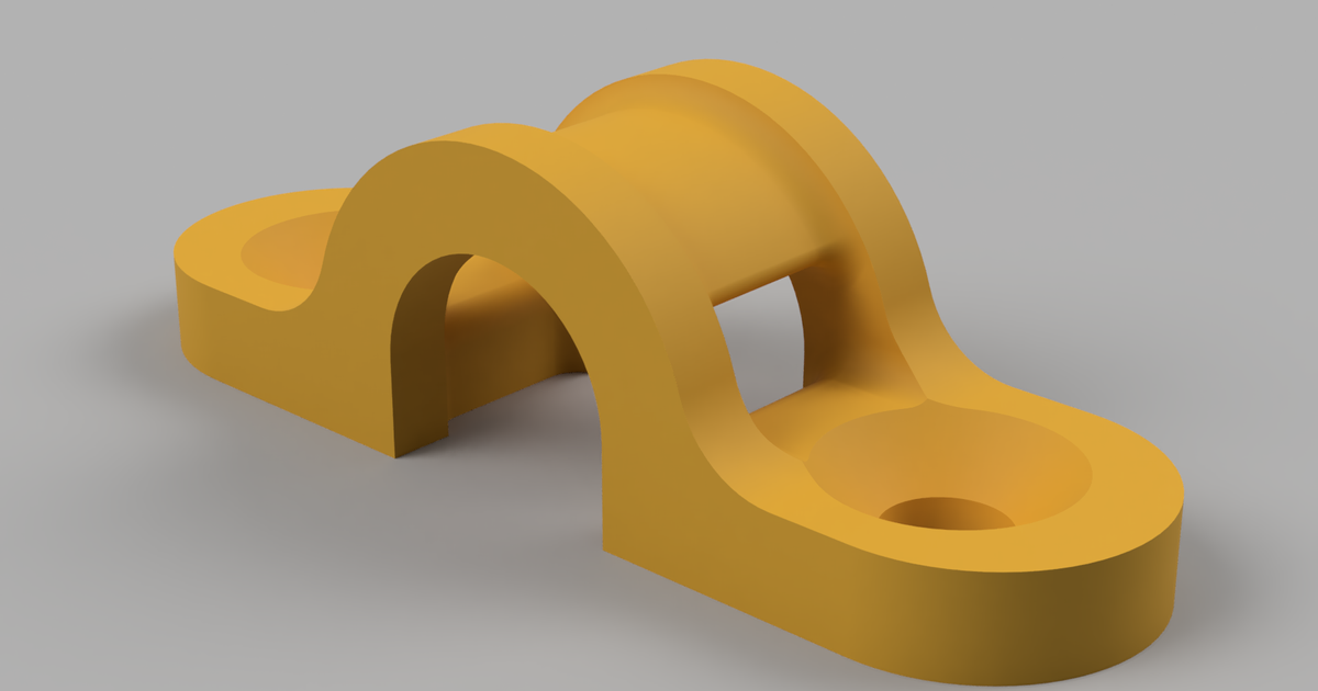 Cable Clips with Zip Tie Option by Marcus | Download free STL model ...