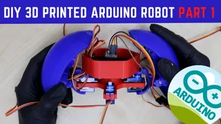 Compact Robot Arm (Arduino) - 3D Printed by Build Some Stuff | Download free STL model ...
