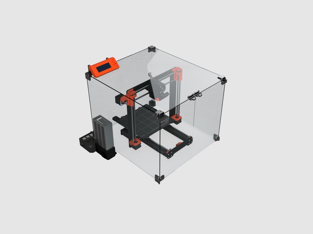 3d Printer Plexi Enclosure by The Lou Kou | Download free STL model ...