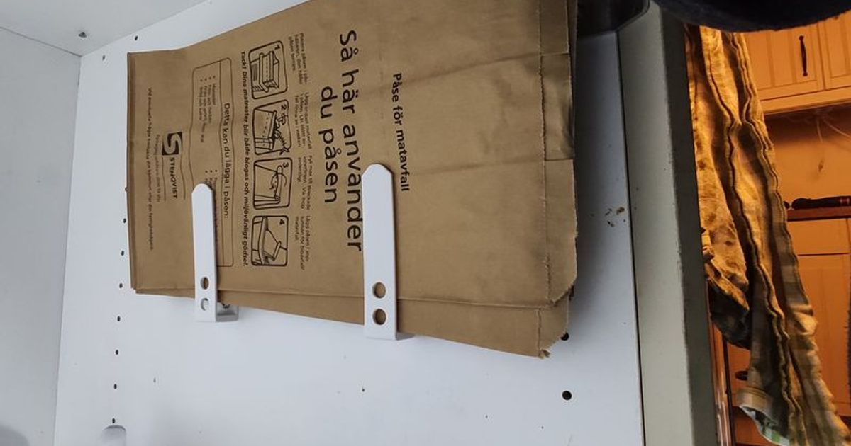 Compost Bag Holder by Fagge | Download free STL model | Printables.com