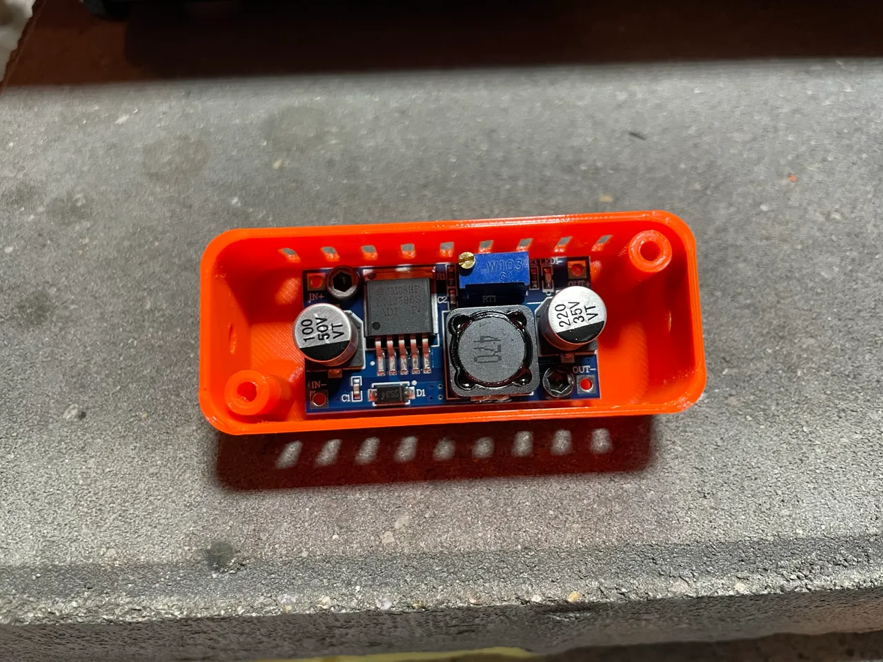 LM2596 Enclosure by TC | Download free STL model | Printables.com