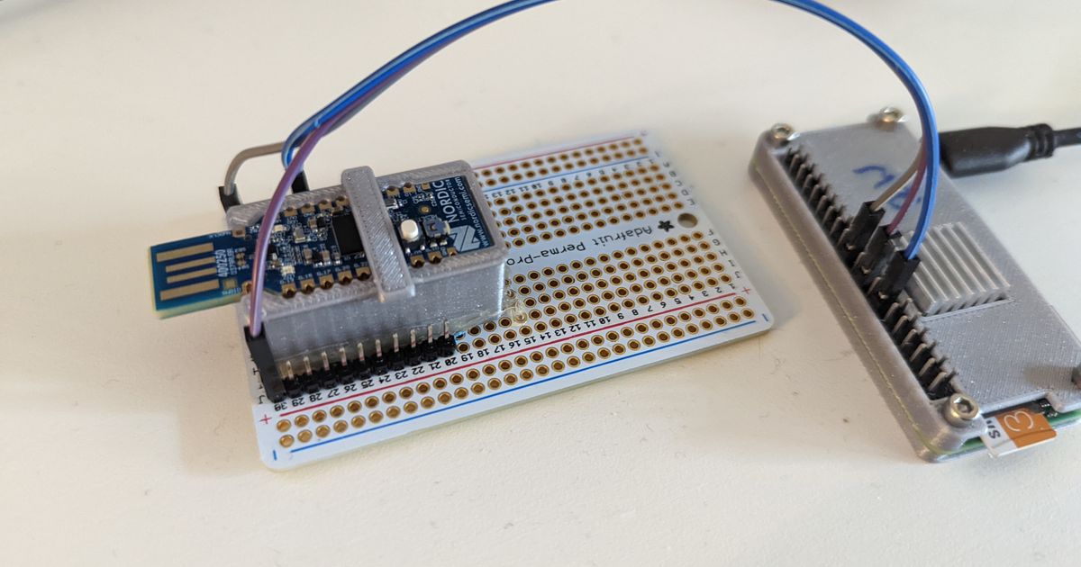 NRF52840 USB Dongle Dock von dennis | Kostenloses STL-Modell ...