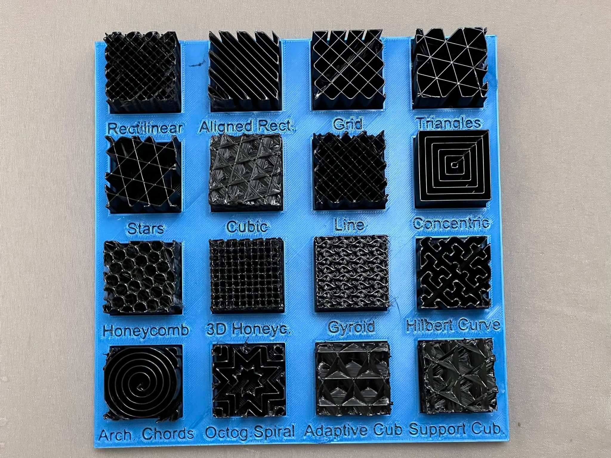 Infill stiffness demo test collection from TPU by VargaMark | Download ...
