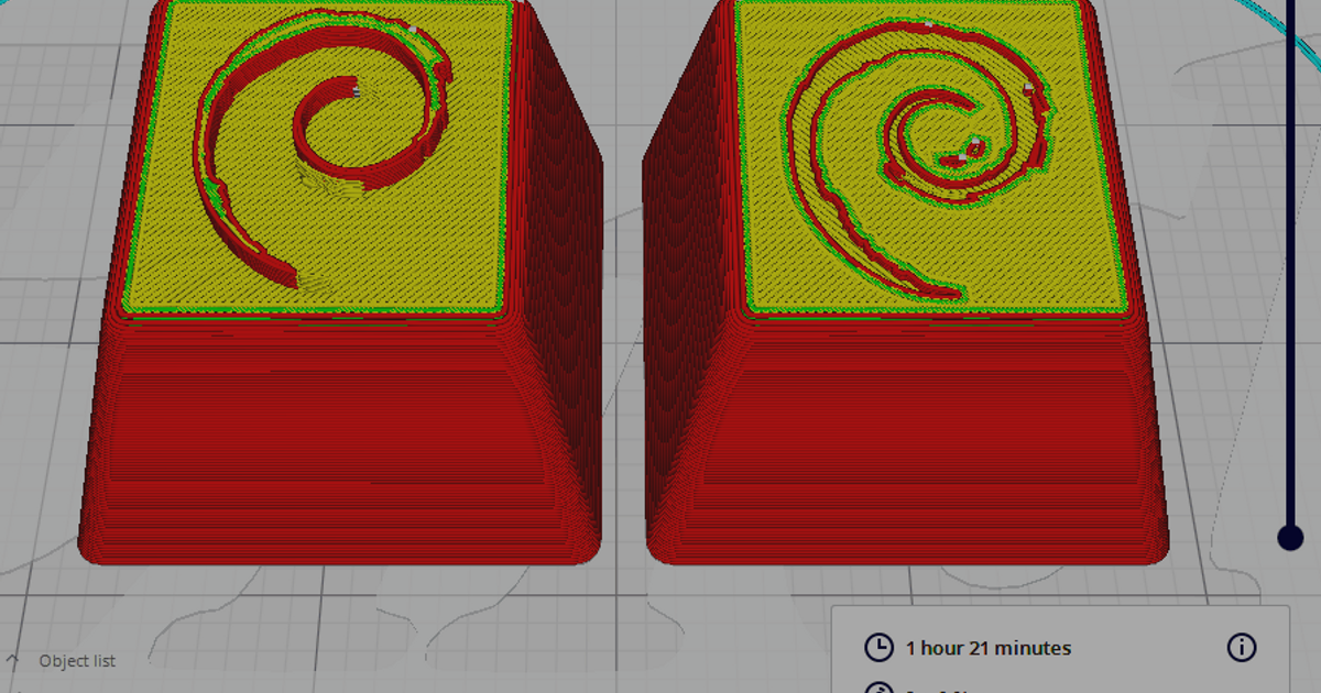 Mechanical Keyboard Keycap of Linux distro Debian OS by Fstoka ...