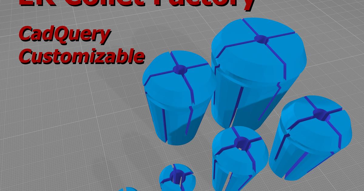 ER Collet Factory (ER8 thru ER32) by jdegs | Download free STL model ...