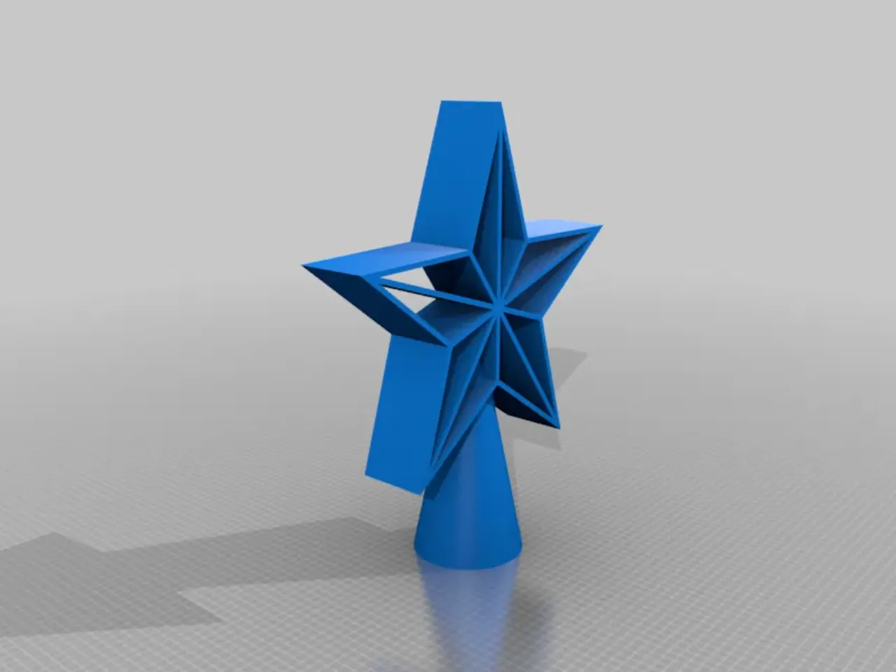 Star Christmas Tree Topper by PeterBr0 | Download free STL model ...
