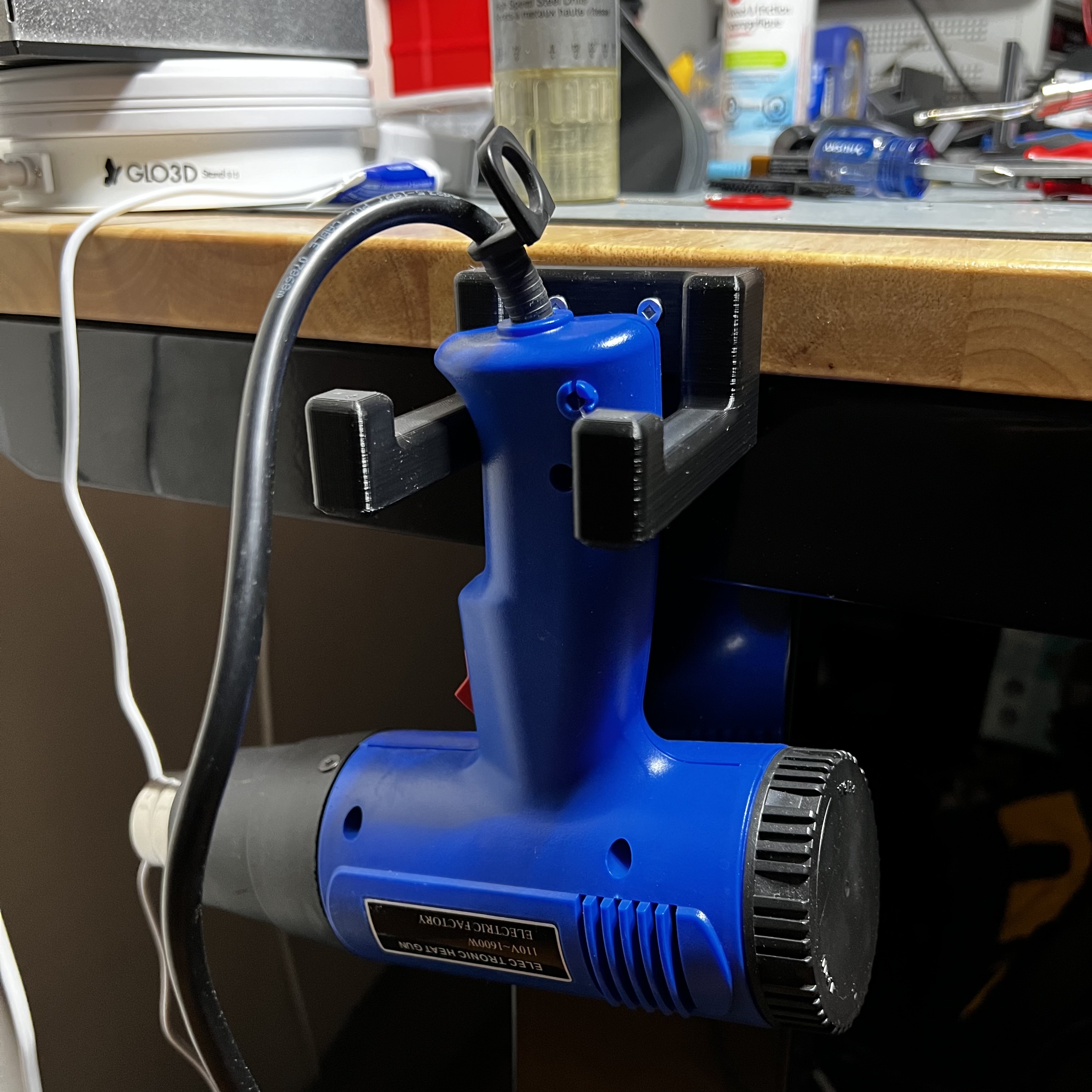 Drill/Solder/Heat gun wallmount holder by bitnaut | Download free STL ...