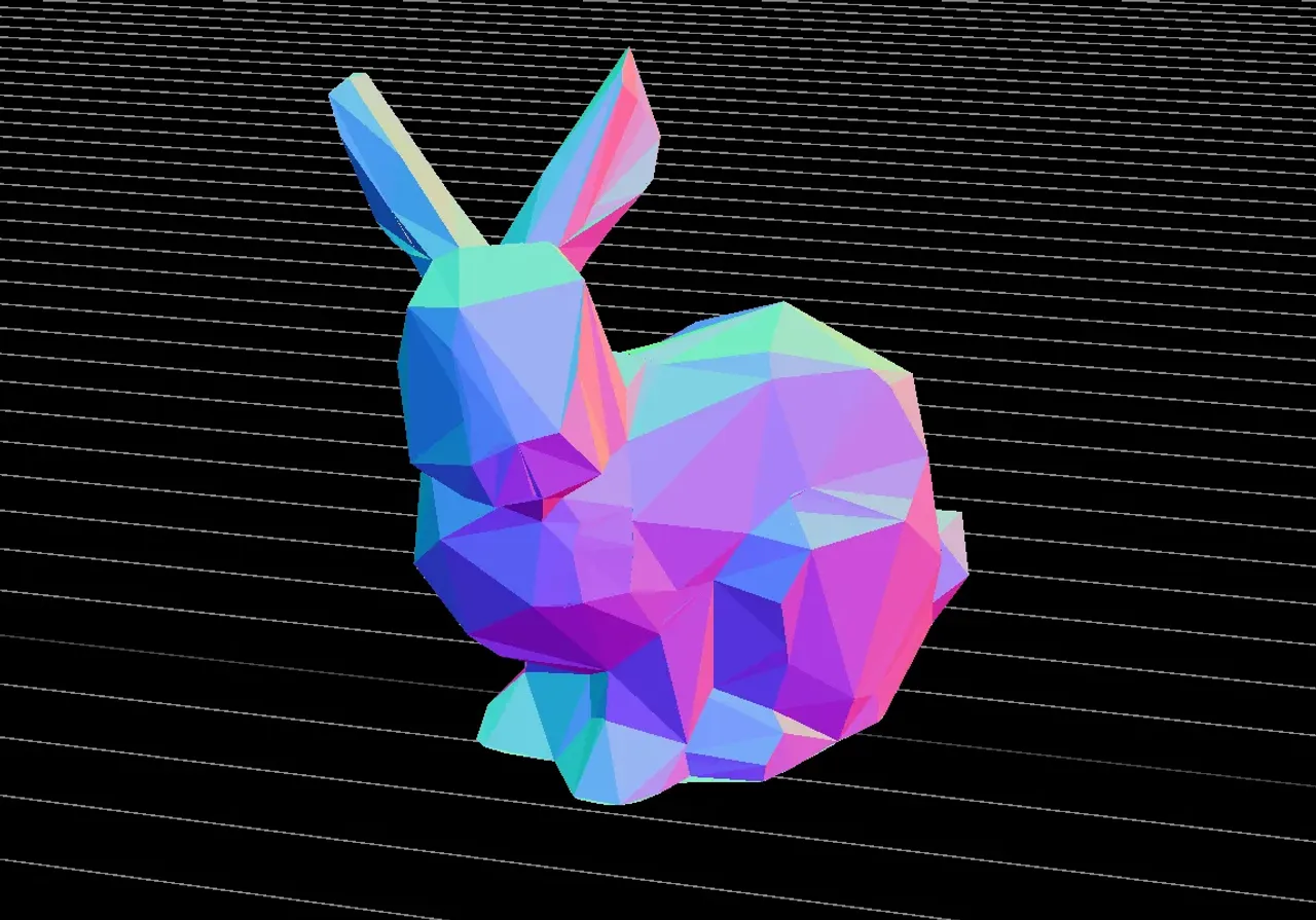 Low Poly Rabbit by Techniack | Download free STL model | Printables.com