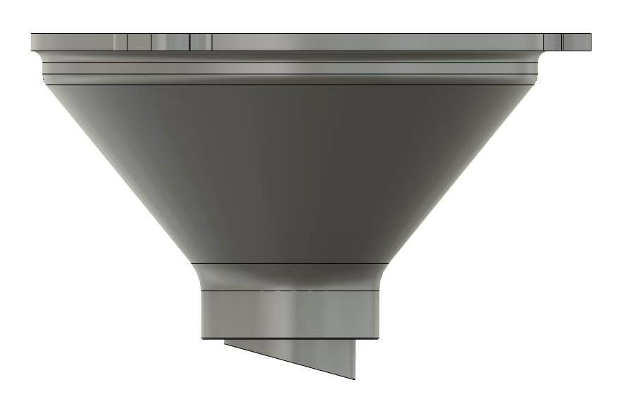 Wide Mouth Funnel by Kiwibloke | Download free STL model | Printables.com
